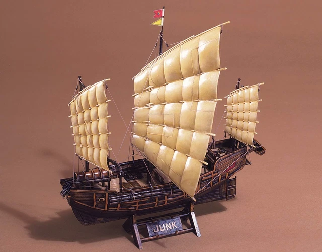 AOSHIMA 1/60 WORLD Ship Series No.2 Chinese Junk 1880 Model Kit New ...