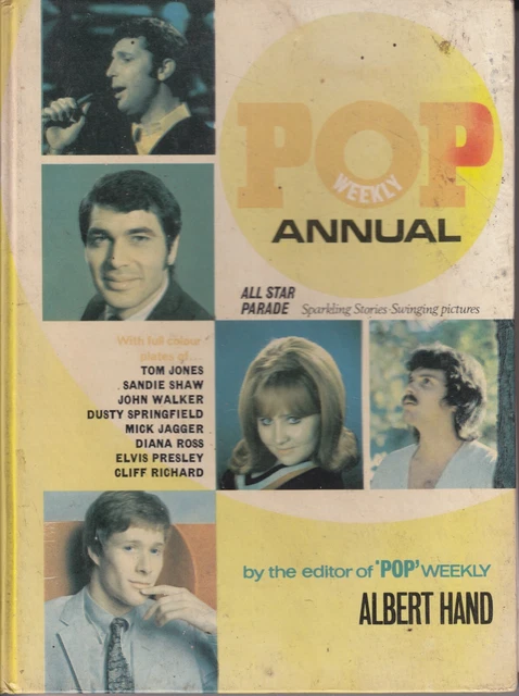 POP WEEKLY ANNUAL 1969 Vintage Collectable Book, Cliff, Sandy Shaw ...