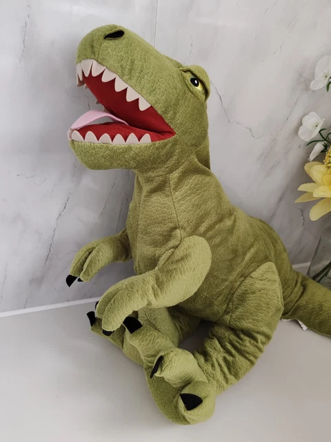 IKEA JATTELIK TYRANNOSAURUS Rex T Rex Dinosaur Soft Toy Plush Green ...