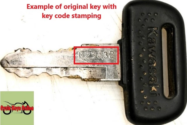 KAWASAKI MULE KEYS cut by code replacement key codes A14434-A24421 $20. ...