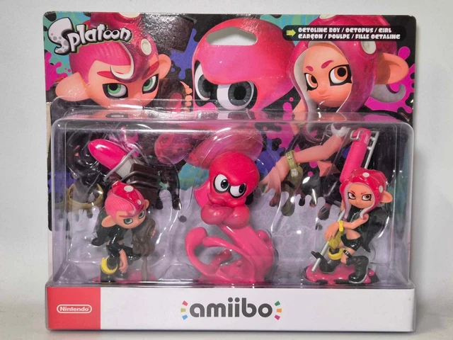 TRI-PACK NINTENDO AMIIBO Neuf Splatoon Octoling Boy / Octopus / Girl EUR 59,90 - PicClick FR