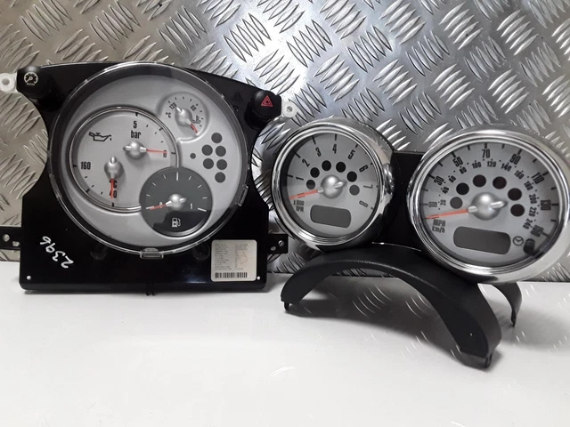 MINI R50 R52 R53 Chrono Pack Rev Counter Speedo Set Instrument Cluster ...