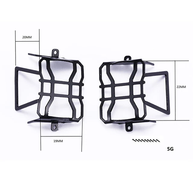 STAINLESS STEEL TAIL Light Cover Guards for AXIAL SCX10 III JEEP ...