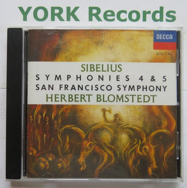 SIBELIUS - SYMPHONIES No 4 & 5 BLOMSTEDT San Francisco Symphony Or - Ex CD Decca £4.99 - PicClick UK