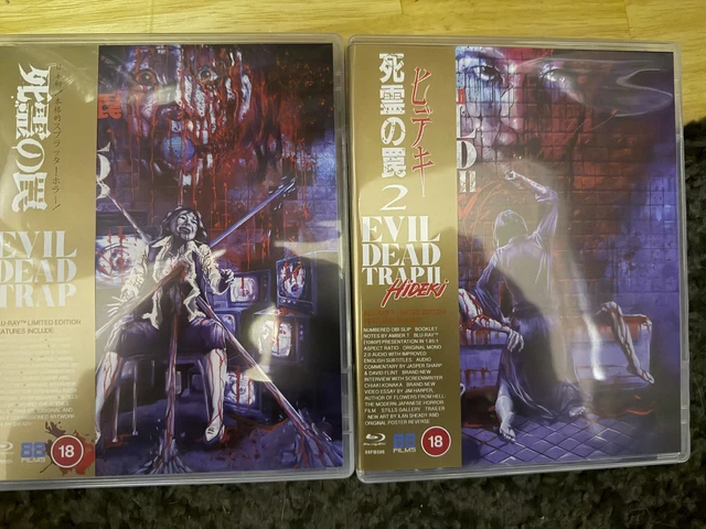 RARE EVIL DEAD Trap 1+2 Uk Limited Edition Blu Rays With Booklets Mint ...