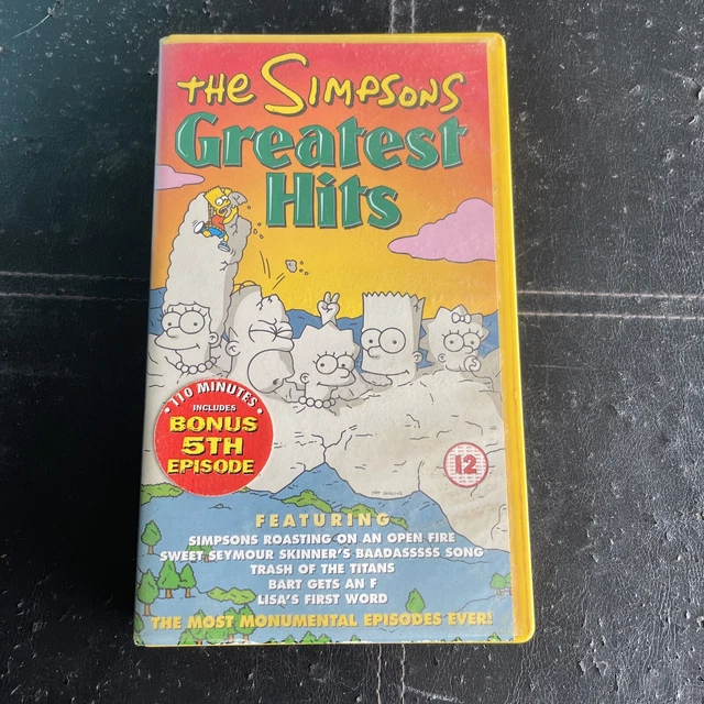 RARE VINTAGE THE Simpsons Greatest Hits (Animated) (VHS/SUR, 1999) £0. ...