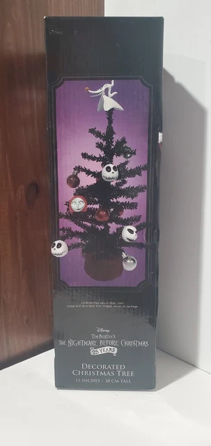 DISNEY TIM BURTONS Nightmare Before Decorated Christmas Tree Decor 25 ...