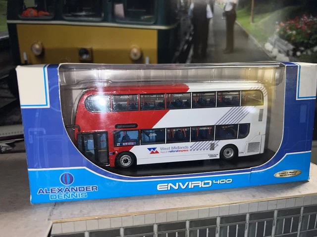 CODE 3 MODEL Bus based on UKBus 6018 Enviro 400 Travel West Midlands 1: ...
