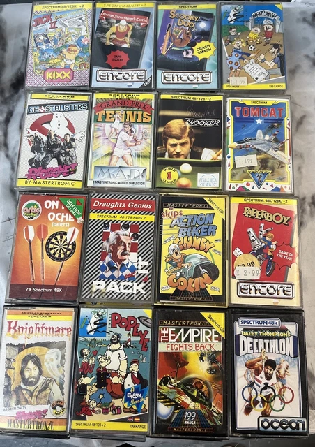 BUNDLE OF 48 Sinclair ZX Spectrum 48K / 128K Tape Games £20.00 ...