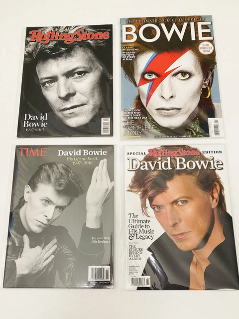 DAVID BOWIE MAGAZINE Lot - Time - Rolling Stone - UNCUT Magazine Specials £43.73 - PicClick UK