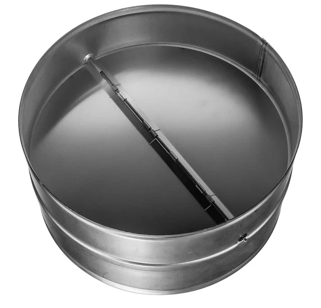 10& BACKDRAFT DAMPER One-Way Airflow Ducting Inline Fan Vent Deflector ...