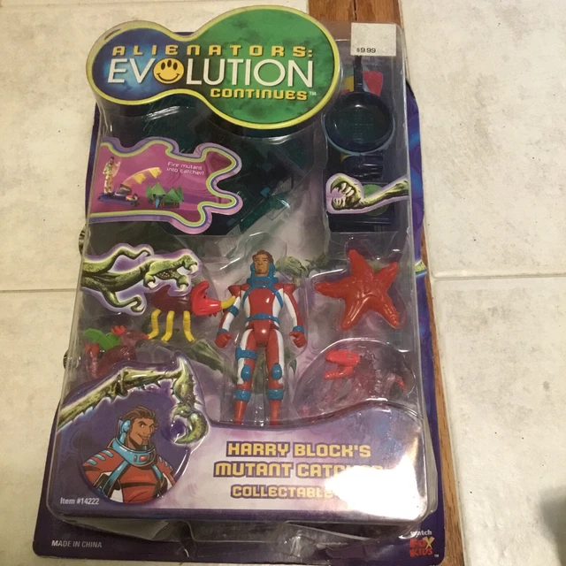 2001 BANDAI ALIENATORS Evolution Continues Harry Block's Mutant Catcher ...