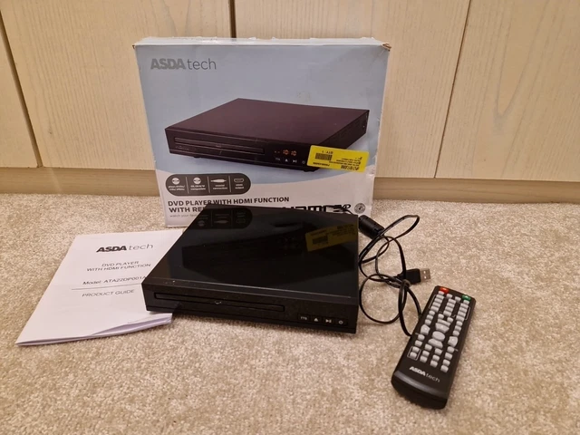 ASDA TECH DVD Player with HDMI Function + Remote control 03 £15.99 ...