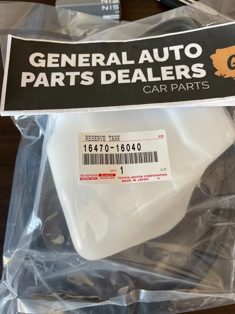 GENUINE TOYOTA OEM AE86 Radiator Overflow Coolant Tank 16470-16040 £43. ...
