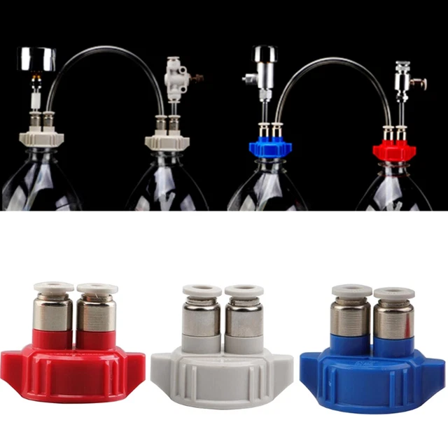 Co2 Reactor Air Diffuser Generator Double Connector Tube Valves Guage Bottle Cap £564 Picclick Uk