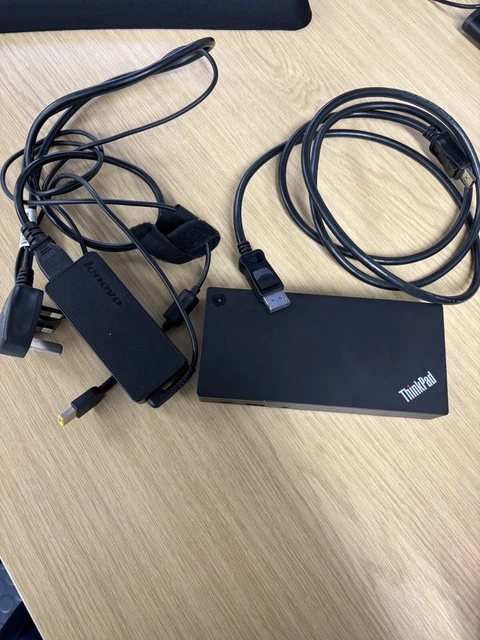LENOVO THINKPAD USB-C Dock Gen 2 Docking Station (03X7609) with charger ...