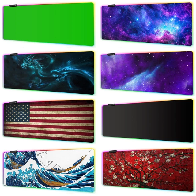 XXL RGB GAMING Mouse Pad - Extra Large LED Gaming Desk Mat with Custom ...