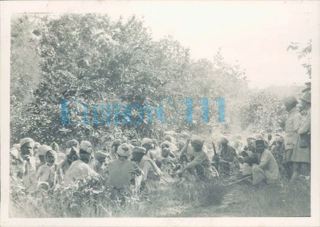 1939 BRITISH ARMY officers Hunting Trip Poona WW2 Colonial India ...