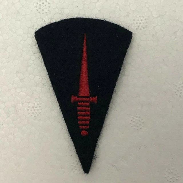 1970'S ROYAL MARINE Commando Dagger Badge Patch Genuine 6.8 x 4.2 cms £ ...