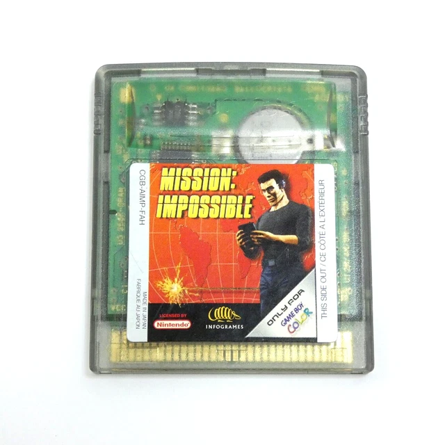 MISSION IMPOSSIBLE JEU Console Portable Nintendo Game Boy Color ...