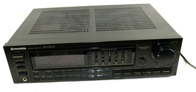 RECEPTOR ESTÉREO VINTAGE Pioneer SX-2300 con ecualizador gráfico ...