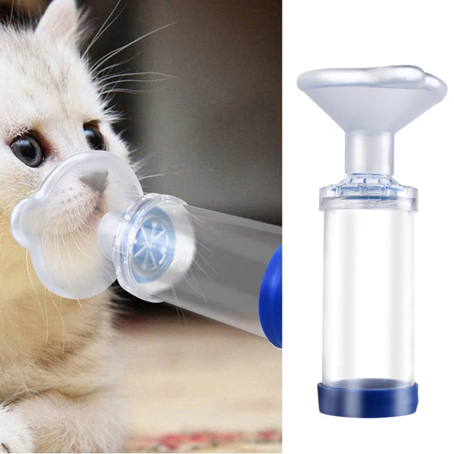 FREE-SPACE CAT DOG Inhaler Spacer Feline Cannie Aerosol Chamber Inhaler ...