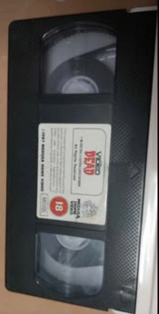 RARE ORIGINAL VINTAGE THE VIDEO DEAD VHS 1980s VIDEO FILM CLASSIC £27. ...