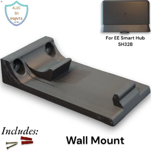 ALEC 3D PRINTS Wall Mount Bracket for EE BT Rebrand Smart Hub Plus ...