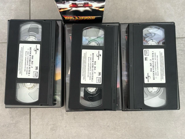 ANCIEN COFFRET 3 Cassettes VHS Collector Retour Vers Le Futur La ...