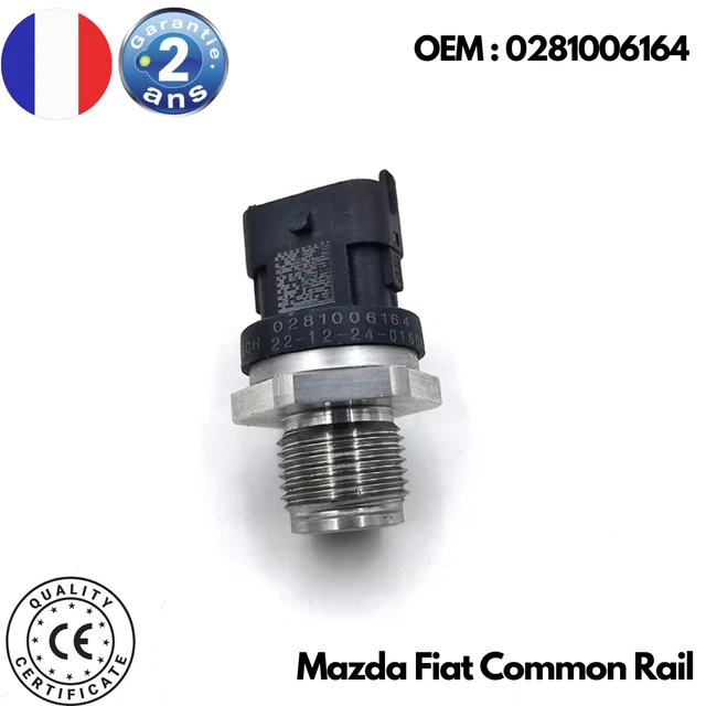 CAPTEUR PRESSION CARBURANT Bosch 0281006164 - Compatible Mazda Fiat ...