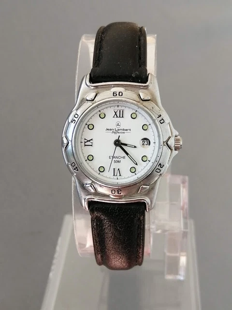 MONTRE FEMME JEAN Lambert Vintage Watch Quartz Mode Classique Cuir ...