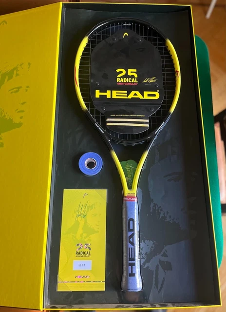 ANDRE AGASSI HEAD 25 Radical Anniversary Limited Edition EUR 850,00 ...