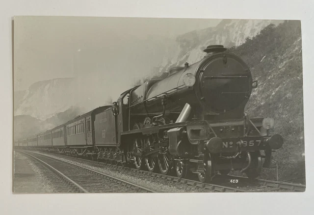 SR RAILWAY LOCOMOTIVE Photograph - Lord Nelson Class- 857 Folkestone ...