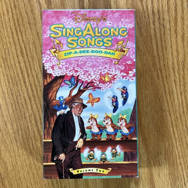 DISNEY SING ALONG Songs VHS Zip A Dee Doo Dah Volume Two Vintage ...