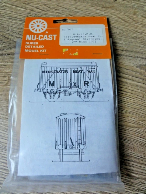NU-CAST MODEL KIT M.R / L.M.S Refrigerator Meat Van NC 507 Metal Sealed ...