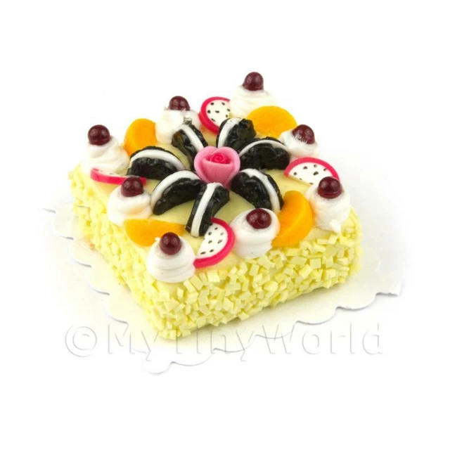 MAISON DE POUPÉES Miniature Citron Oreo Surprise Gâteau EUR 4,33 ...