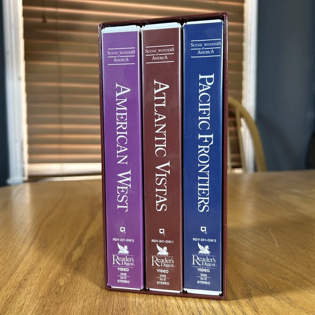 VINTAGE SCENIC WONDERS Of America VHS Tape Box Set 1991 Pacific ...