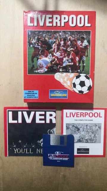 IBM PC GAME Compatible LIVERPOOL The Computer Game Floppy BIG BOX ...