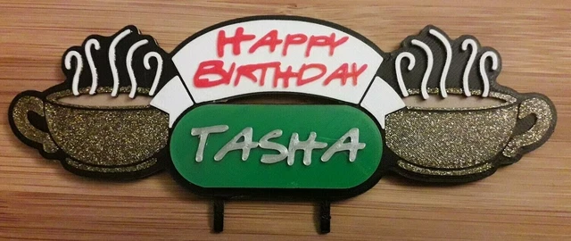 3D PRINTED FRIENDS Central Perk Inspired Cake Topper £16.00 - PicClick UK