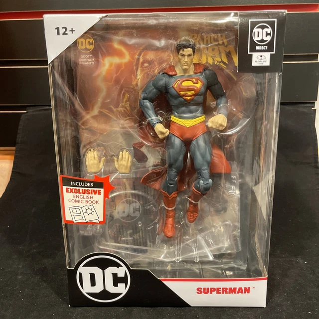 DC DIRECT MCFARLANE Toys (Superman) 7" Action Figure w/ Black Adam ...