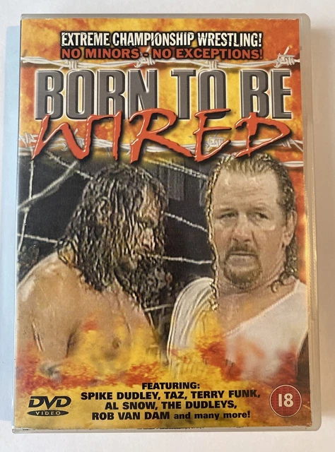 ECW BORN TO Be Wired 1997 DVD Wrestling Delta Music Used Extreme ...