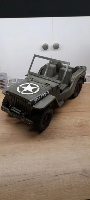 VINTAGE ORIGINAL ACTION Man Jeep and Trailer £20.00 - PicClick UK