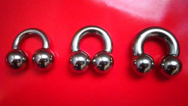 CUSTOM HEAVY GAUGE Prince Albert Pa Ring 9Mm X 20Mm With 20Mm Screw In ...