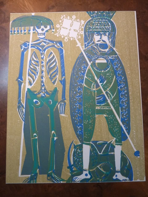 HAP GRIESHABER - Original Holzschnitt 1966 "Der Kaiser" !!! EUR 14,03 ...