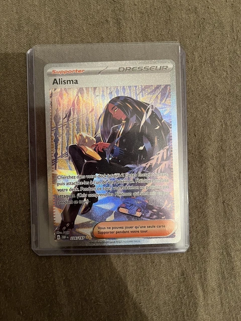 CARTE POKÉMON ALISMA 226/197 Alternative EV3 Flammes Obsidiennes | FR ...