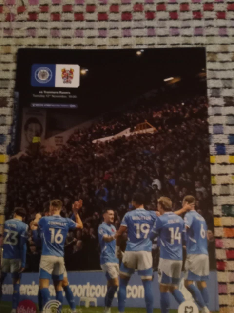 STOCKPORT COUNTY V Tranmere Rovers 24/25 Bristol Street Motors Trophy ...