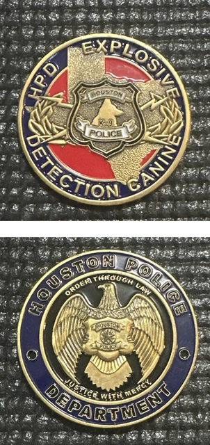 HOUSTON POLICE DEPT. Explosive Detection Canine Challenge Coin $20.00 ...