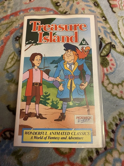 PICKWICK VIDEO TREASURE Island VHS Video Retro Children’s Animated ...