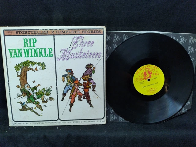 LP VINYLE RIP Van Winkle / Three Musketeers The Mercury Storyteller SLP-105 EUR 31,33 - PicClick FR