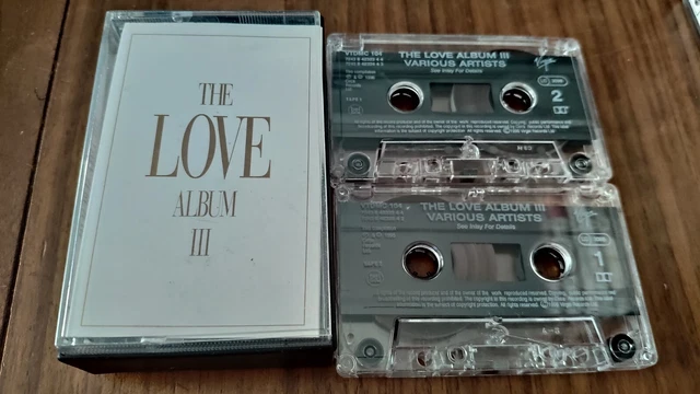 VARIOUS ARTISTS -THE Love Album Iii -Double Cassette Tape Album 1996 ...